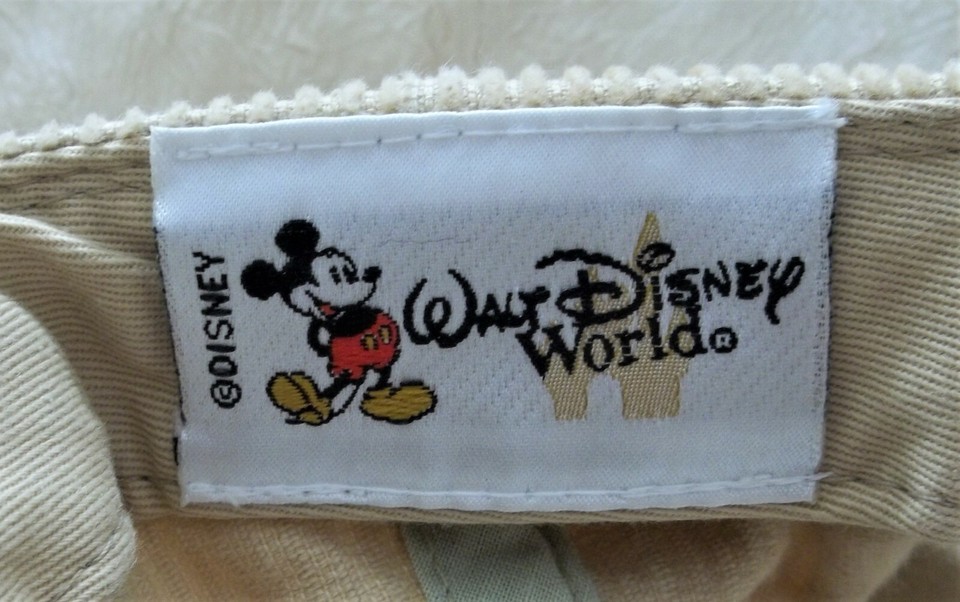 Walt Disney World Corduroy Hat Adjustable Adult Cap WDW Park Exclusive ...