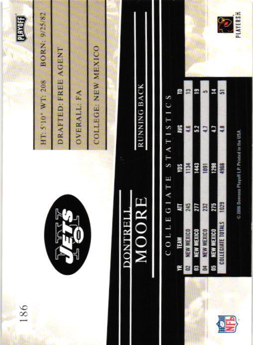 2006 Playoff Prestige #186 DonTrell Moore | eBay