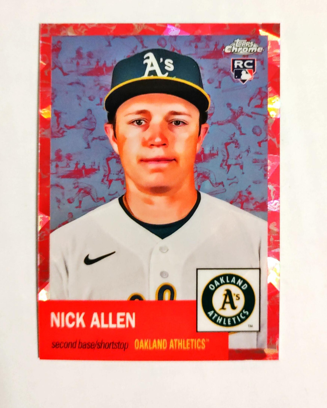 2022 Topps Chrome Platinum Anniversary - Platinum Toile Cream & Fuchsia ...