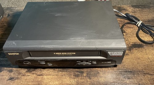 Samtron SV-C40 VCR 4-Head System Vintage 1990s Black - No Remote ...