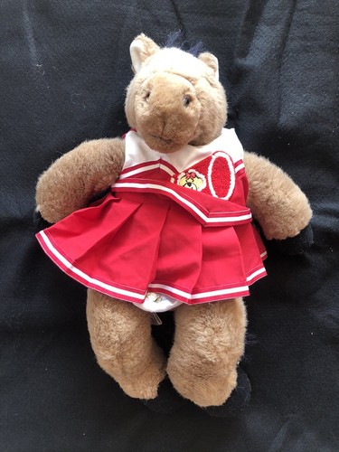 Build A Bear Floppy Horse Plush Brown White Black Pony BABW 17 ...