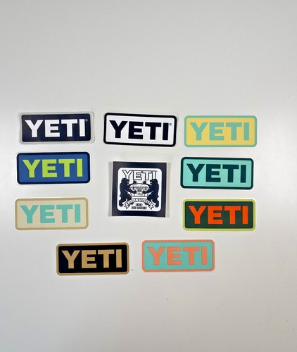 Authentic YETI Decals / Stickers - BRAND NEW - Pick your own colors! | eBay