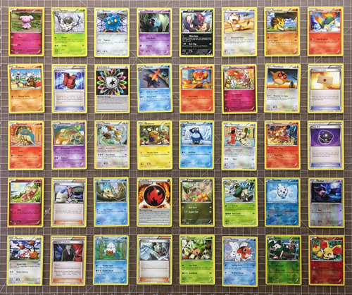 Pokemon Breakthrough Lot - All Unique - Common, Uncommon & Rare - 40 ...