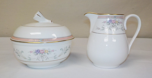 Christopher Stuart Bone China Spring Crest Creamer and Sugar Bowl | eBay