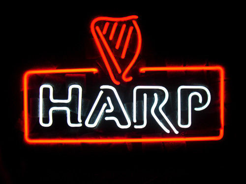 17"x14"HARP Neon Sign Light Tiki Bar Pub Bistro Wall Hanging Visual ...