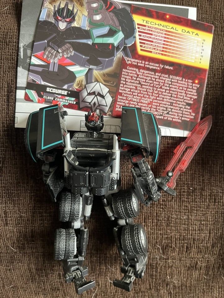 Transformers TFSS Botcon Robots In Disguise RID Scourge | eBay