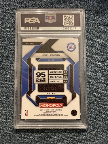 2023-24 Panini Prizm Monopoly - Prizm Skills Millionaire Gold Shimmer ...