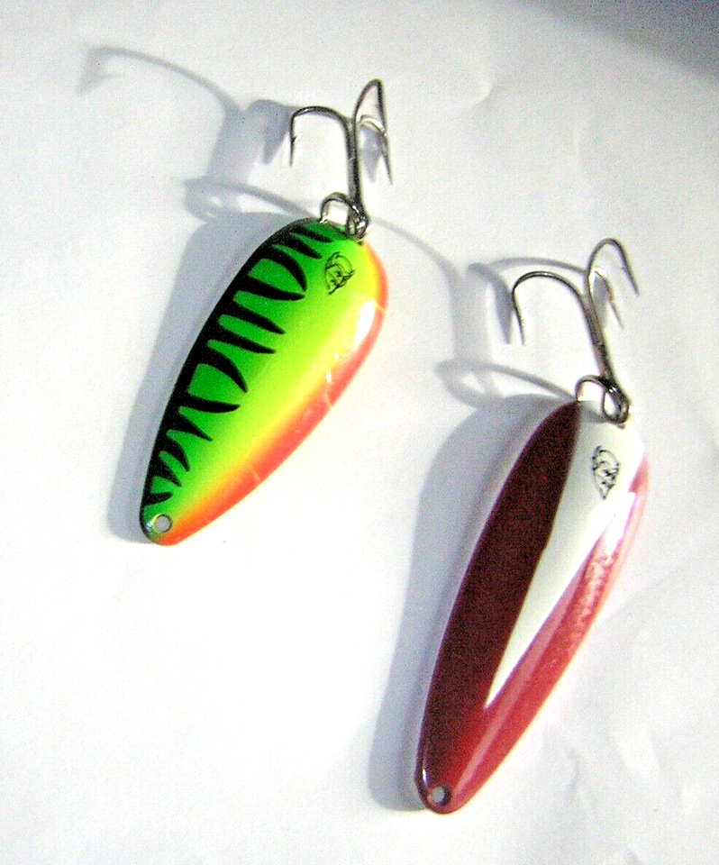 TWO (2) Large Eppinger Dardevle Spoons-Assorted Sizes & Colors | eBay