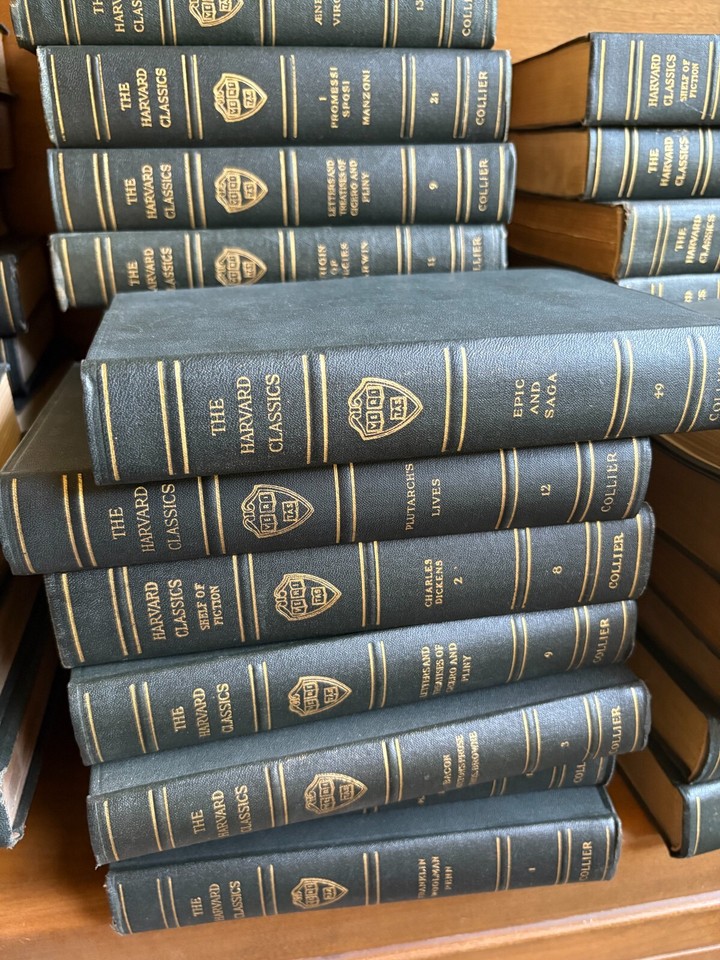 Harvard Classics Books Hardcover CHOOSE YOUR BOOK Five Foot Shelf 1st ...