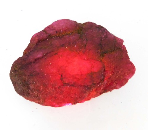 928 Ct Dyed Red Ruby Huge Rough Earth Mined Certified Loose Gemstone | eBay