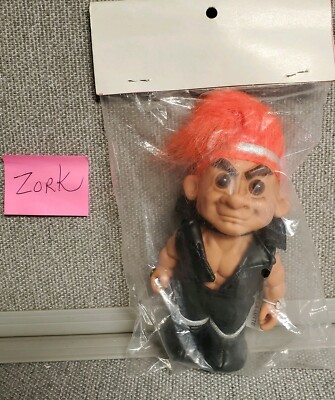 Doomslayer Troll Wrestler Zork 5" Doll w/ Orange Hair by Russ, Rare | eBay