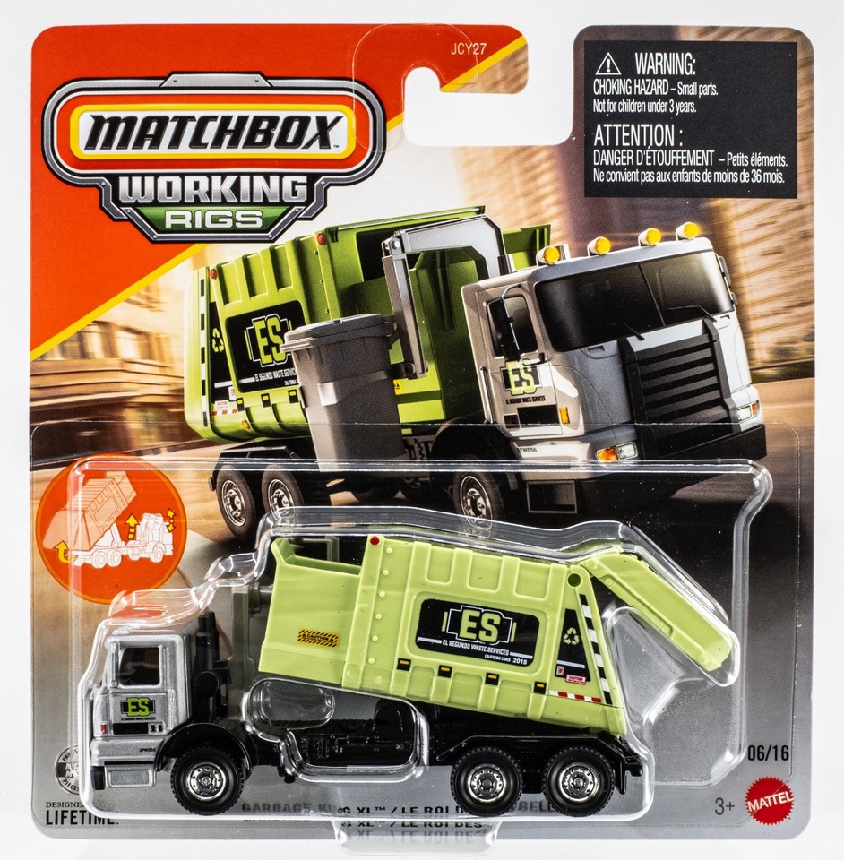 2026 Matchbox Working Rigs Mix 1 | 4 Vehicle Set | Garbage King | MV ...