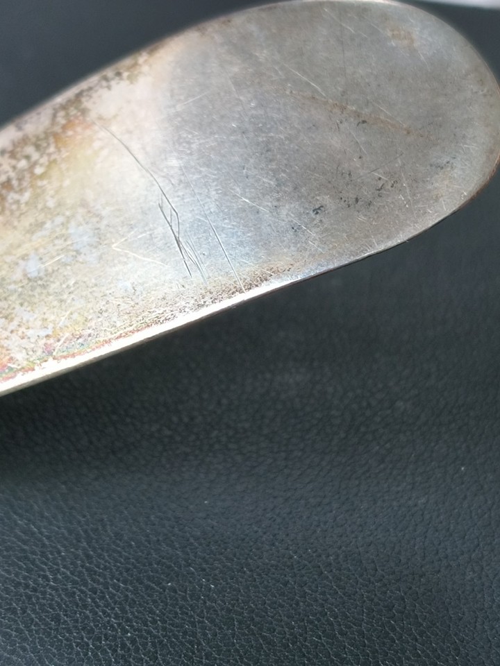 Antique Southern Coin Silver 90% Ladle Serving Spoon FIDDLE J CONNING ...