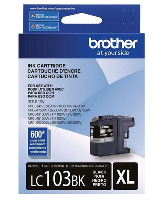 Brother - LC103BK Ink Cartridge XL - Black New Genuine | eBay