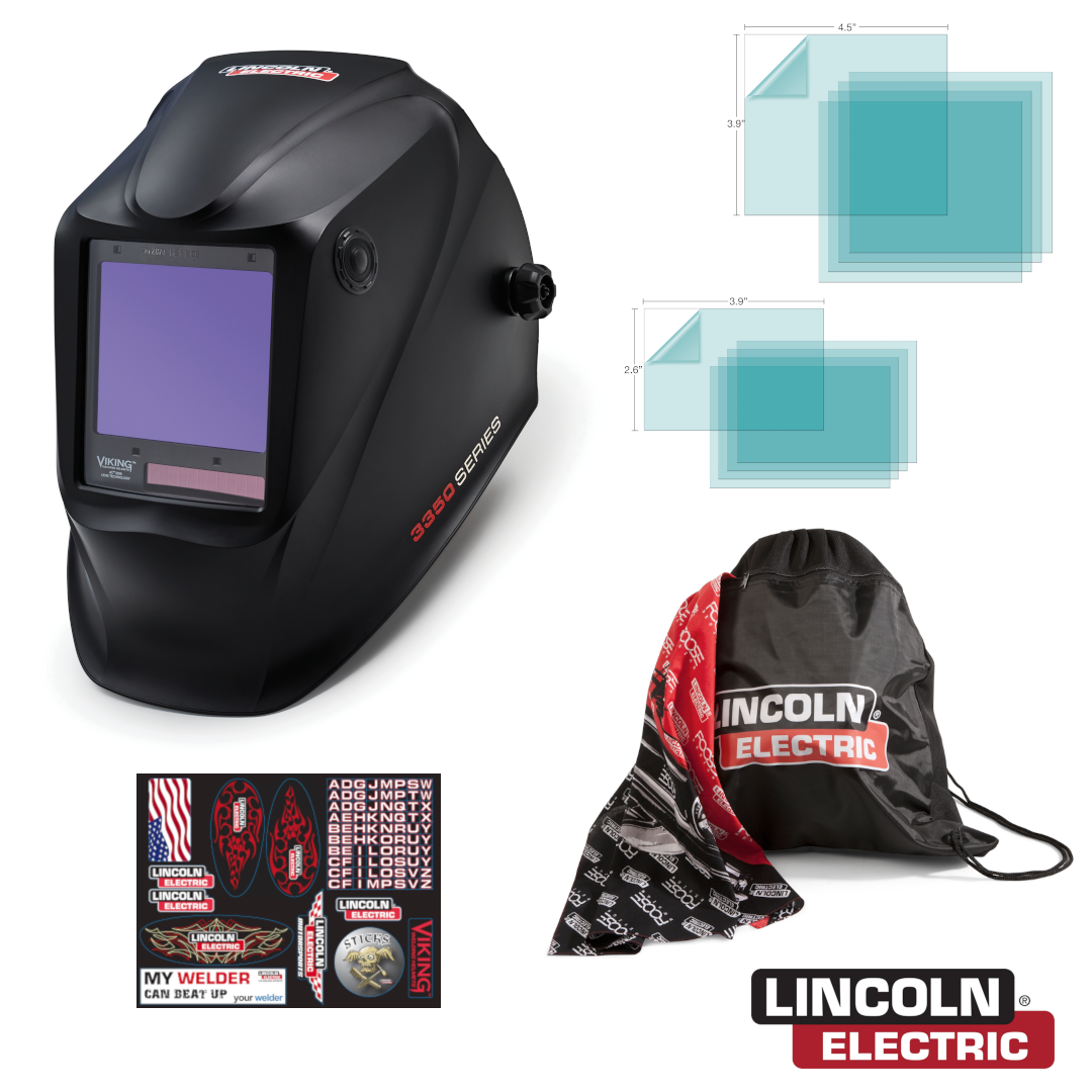 Lincoln Electric K3034-4 Viking Welding Helmet - Black for sale online ...