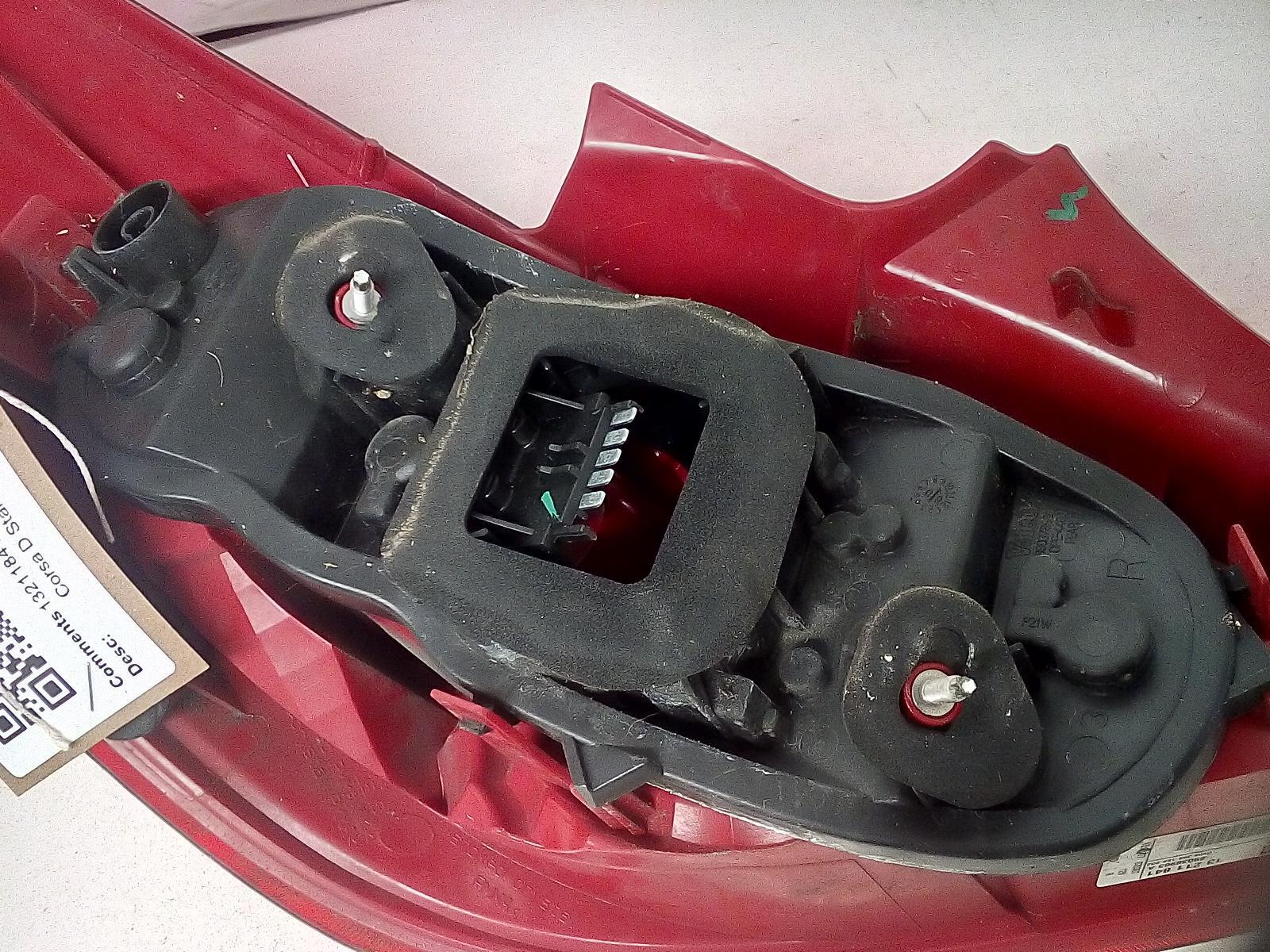 VAUXHALL CORSA D 2006 - 2015 RIGHT TAILLIGHT STANDARD TINT 3 DOOR ...