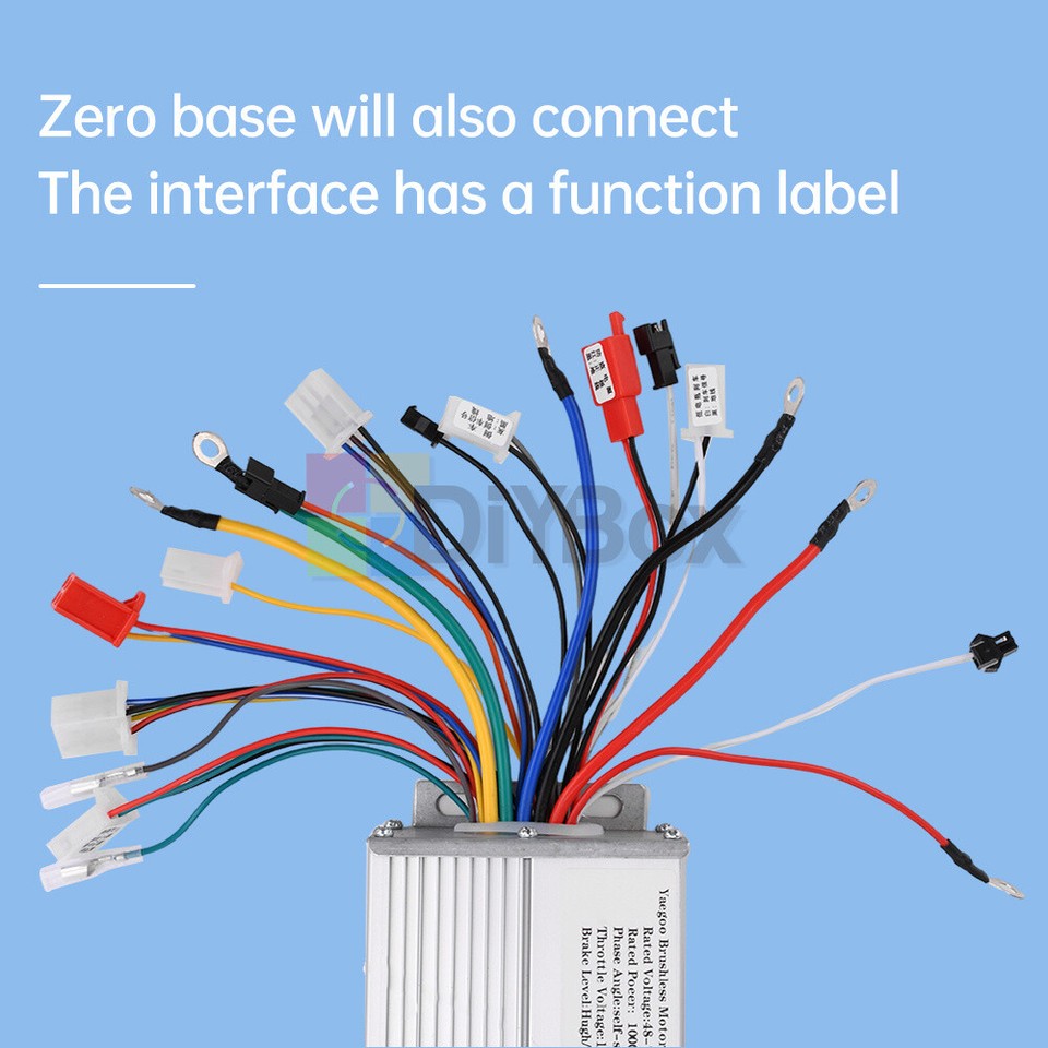 48V60V64V72V 1000W 1500W DC Motor Speed Control Dual-Mode Brushless ...