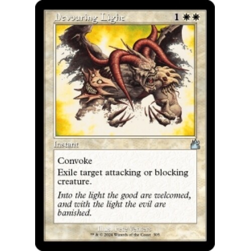 Devouring Light (retro Frame) X4 M/NM Magic MTG Ravnica Remastered | eBay