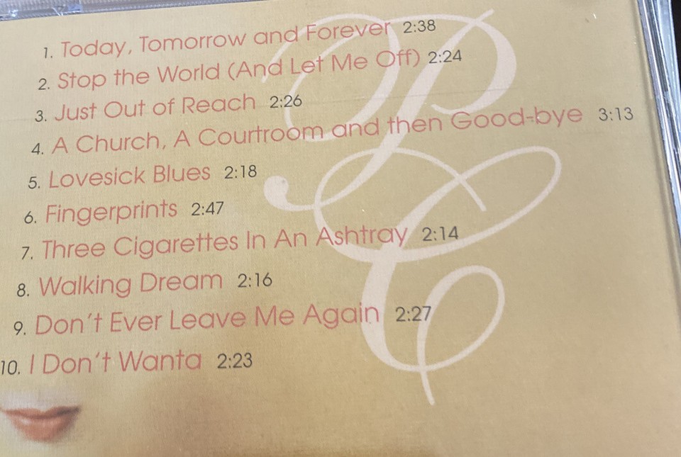 PATSY CLINE~~~RARE~~~CD~~~~TODAY, TOMORROW AND FOREVER~~~~NEW SEALED ...