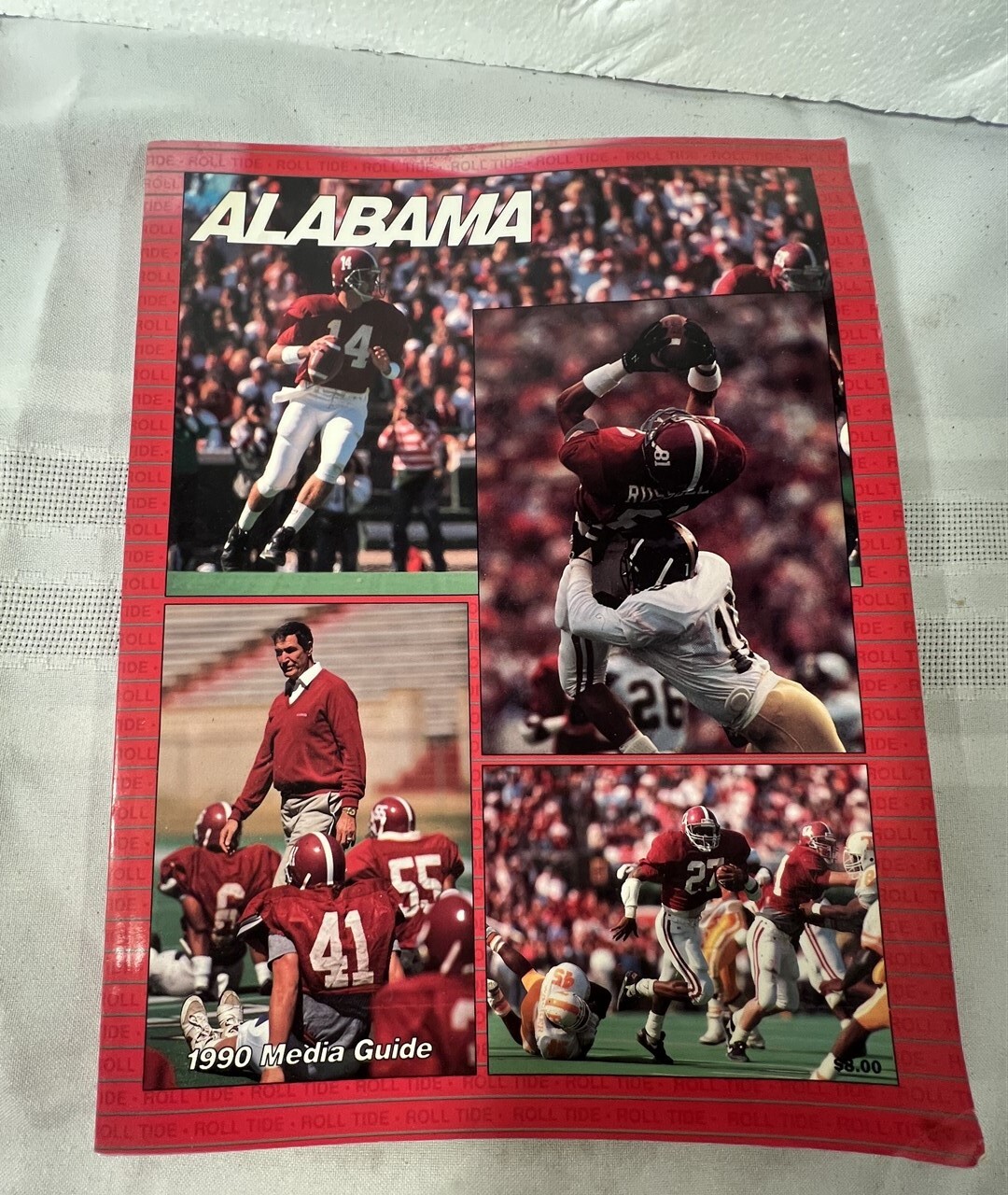 1990 University of Alabama Football Media Guide | eBay