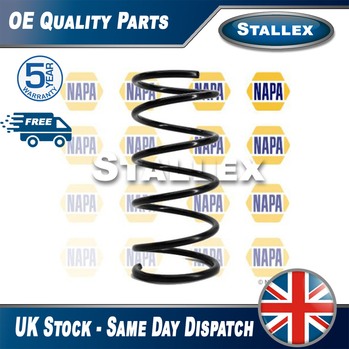 Fits Citroen Berlingo Peugeot Partner Suspension Coil Spring Front ...
