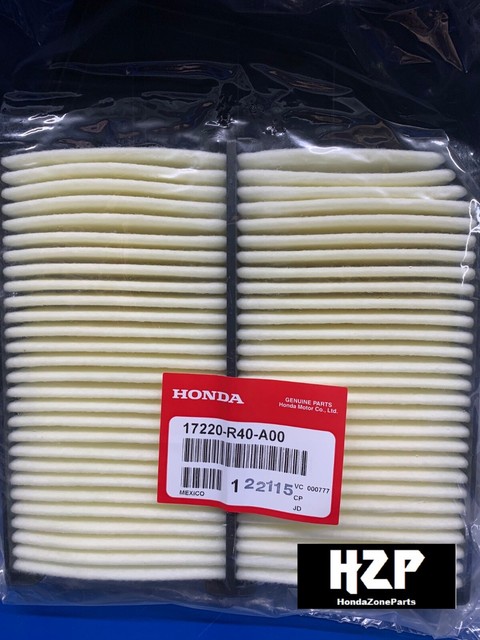 OEM Honda Accord 4cyl 2.4l Air Filter Cleaner 17220-r40-a00 Genuine ...