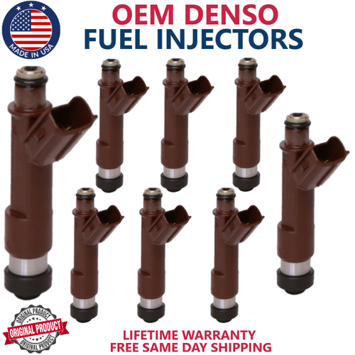 NEW x8 OEM DENSO Fuel Injectors For 2005, 2006, 2007 Toyota 4Runner 4 ...