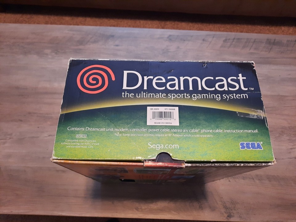 Sega Black Dreamcast Sports Edition - Original Console Box Bundle | eBay