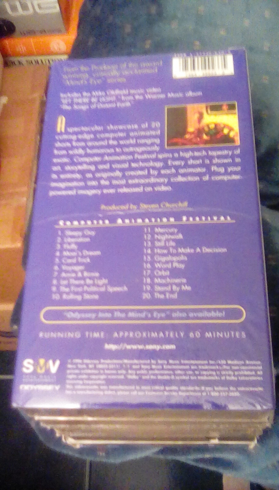 Computer Animation Festival RARE Sony (1996) VHS 20 animated short ...