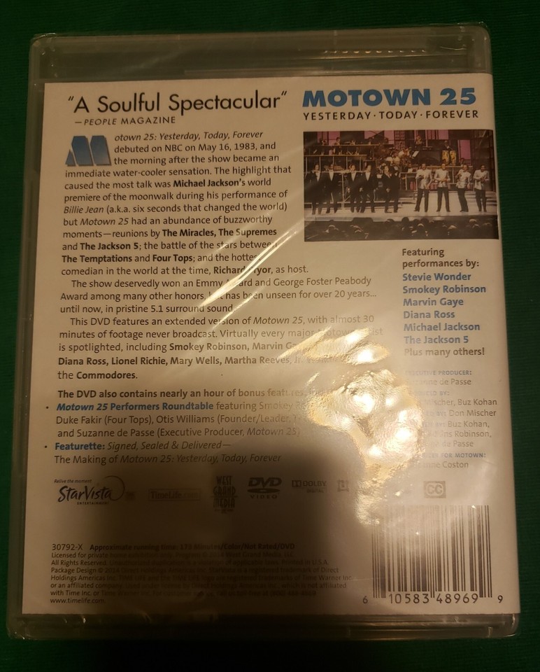 Motown 25: Yesterday Today (DVD) New Sealed 610583489699 | eBay