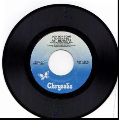 PAT BENATAR OOH OOH SONG/LA CANCION OOH OOH 45RPM VINYL | eBay