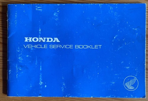 VINTAGE 1977 HONDA CIVIC Vehicle Service Booklet | eBay