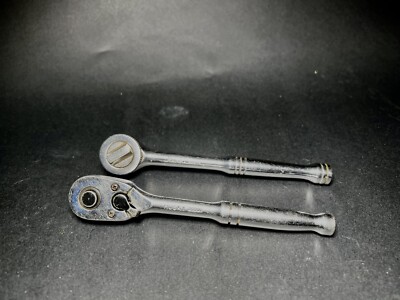 Vintage Husky 1/4" Drive Ratchet 20202 & 20800 - USA, Quick Release ...