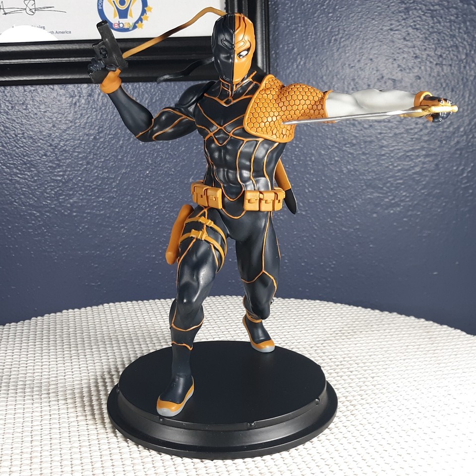 Rare Circa 2016 Icon Heroes DC Comics Deathstroke Rebirth Statue ...