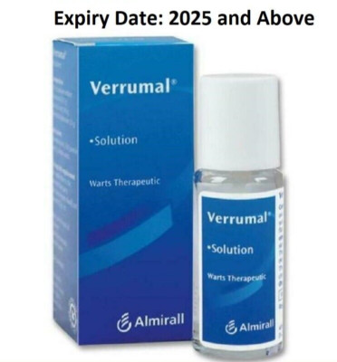 2 Box Verrumal Solution 13ml for Fast Acting Remedy for Warts & Corns ...