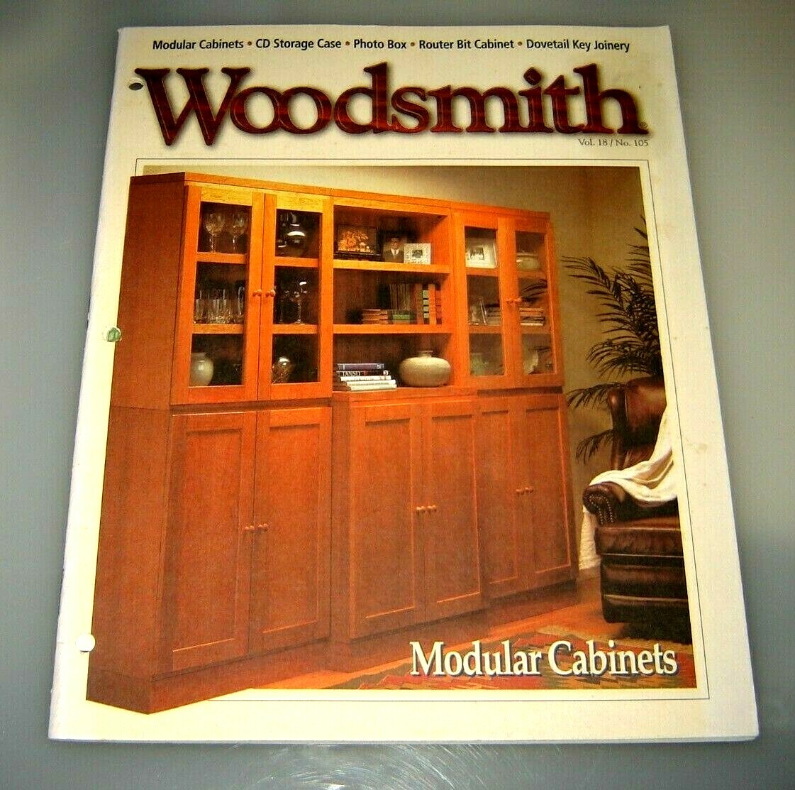 Woodsmith Magazine Vol 18 No 105 June 1996 Modular Cabinets - Router ...