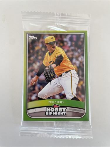 2025 Topps Hobby Rip Night Paul Skenes Green SP Cello Pack | eBay