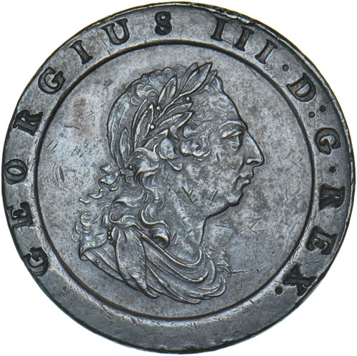 1797 Cartwheel Twopence - George III British Copper Coin - Very Nice | eBay
