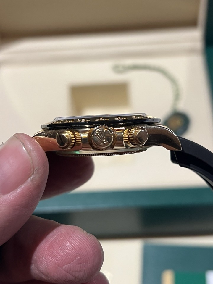 Rolex Daytona Pikachu Dial 116518LN Black Ceramic 18K Yellow Gold Box ...