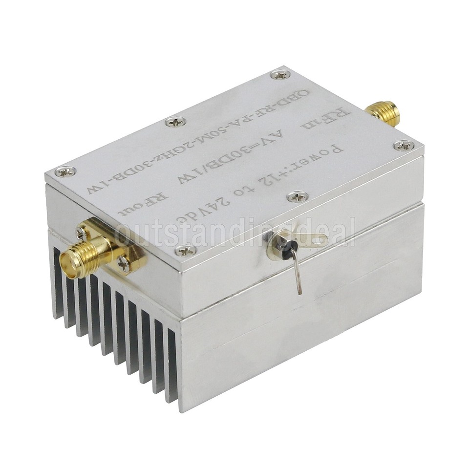 QBD-RF-PA 50M-2GHz RF Power Amplifier Power Synthesis Broadband Linear ...