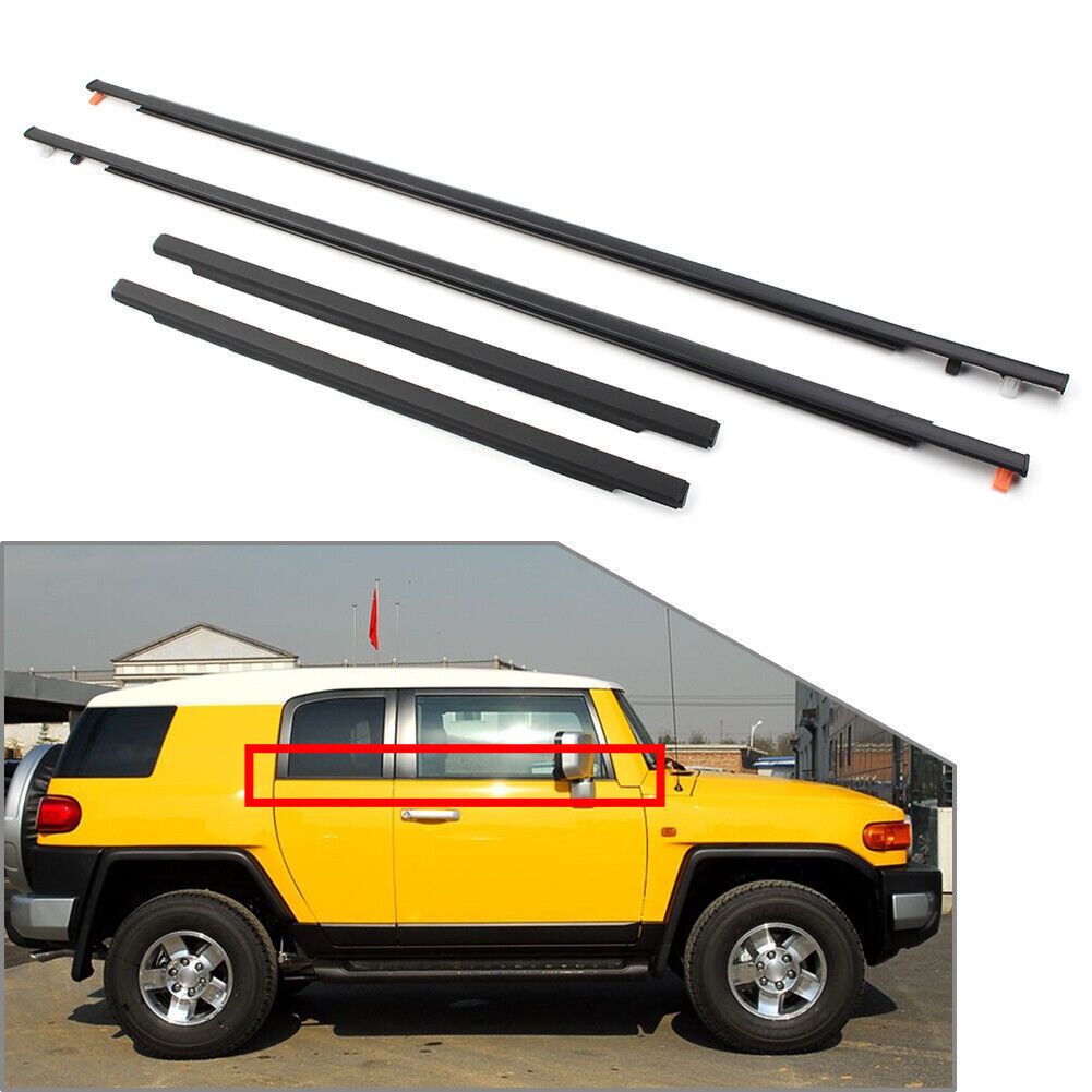 For 2007-2014 Toyota FJ Cruiser Door Belt Molding Weatherstrip (FRONT ...