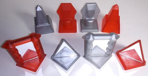 2006 Khet Laser Game Replacement Pieces - Pharoah Djed Obelisk Pyramid ...