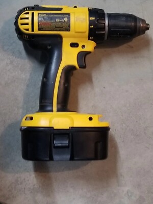 DeWalt DC720 18 Volt 1/2" Cordless Drill Driver Two Speed-Tool ...