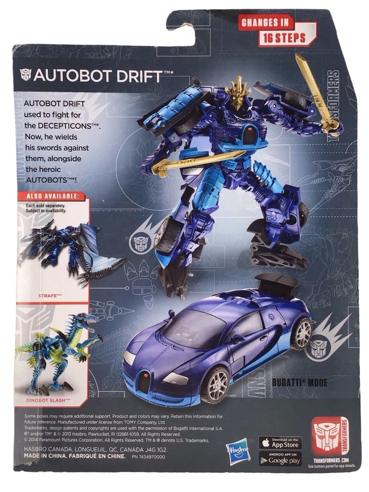 Transformers Age of Extinction AoE AUTOBOT DRIFT Action Figure Brand ...