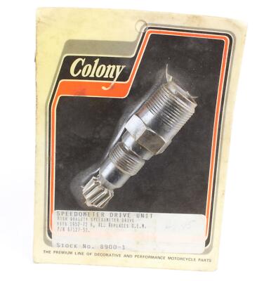 Colony Harley-Davidson Speedometer Drive Unit 67127-52 2688 | eBay