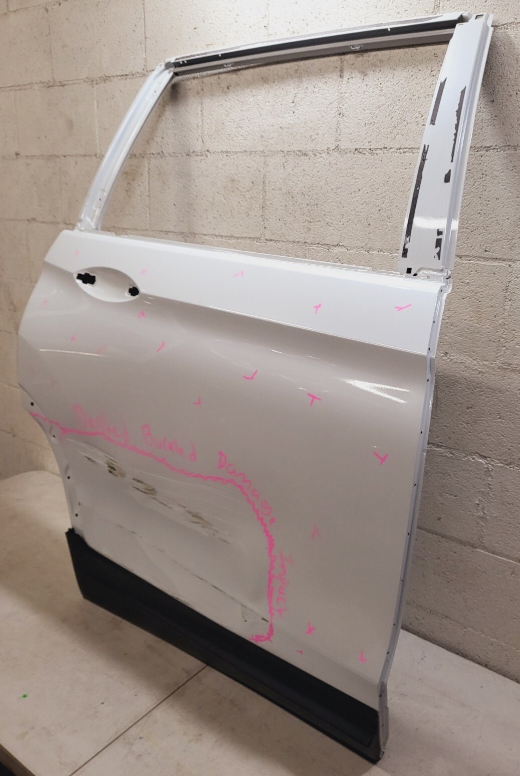 2016 2017 2018 Honda Pilot Rear Right Passenger Side RH Door Shell OEM ...