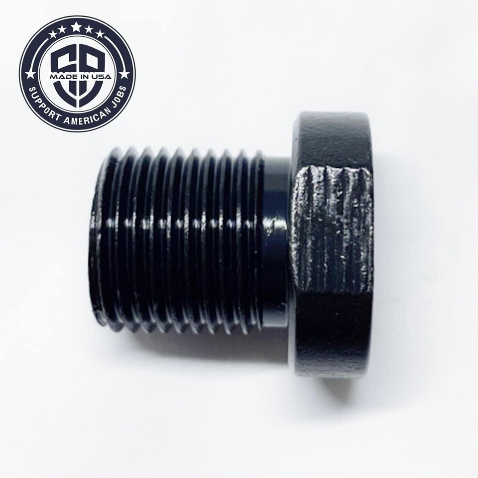 14x1 LH Female to 3/4x16 Male Thread Adapter Steel Black | eBay