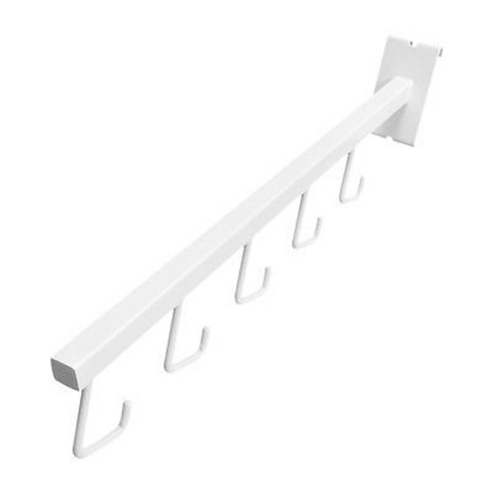 10 Pc 17.5" White Gridwall Waterfall Faceouts 5 J-Hook Square Tube ...