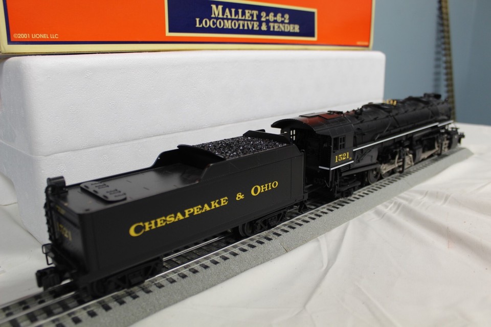 LIONEL TMCC CHESAPEAKE & OHIO 2-6-6-2 MALLET STEAM ENGINE 6-28075! O ...