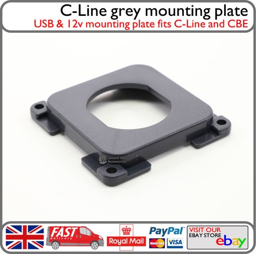 C-Line USB, 12v Socket & Voltmeter Mounting Plate fits C-Line and CBE ...